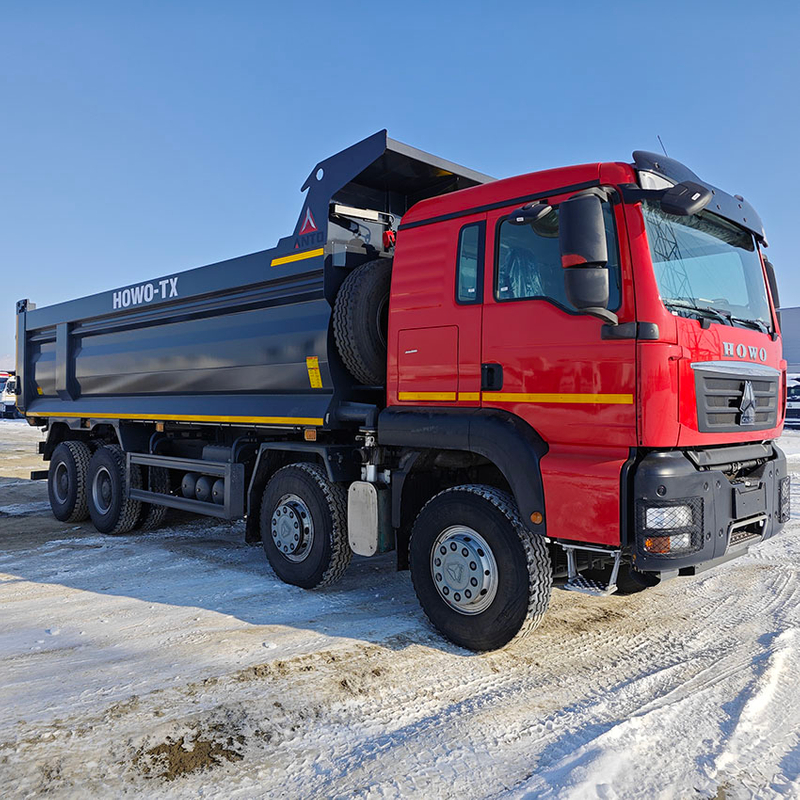 HOWO TX 8X4 22CBM Tipper Truck for Algeria from China manufacturer ...