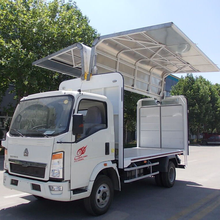 SINOTRUK HOWO 4X2 5T Light Duty Wing Box Truck from China manufacturer ...