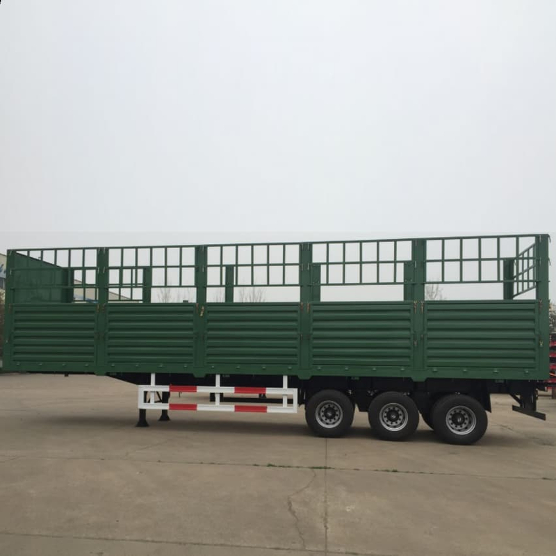 CIMC 3 Axles 40T Dropside Wallside Fence Trailer from China ...